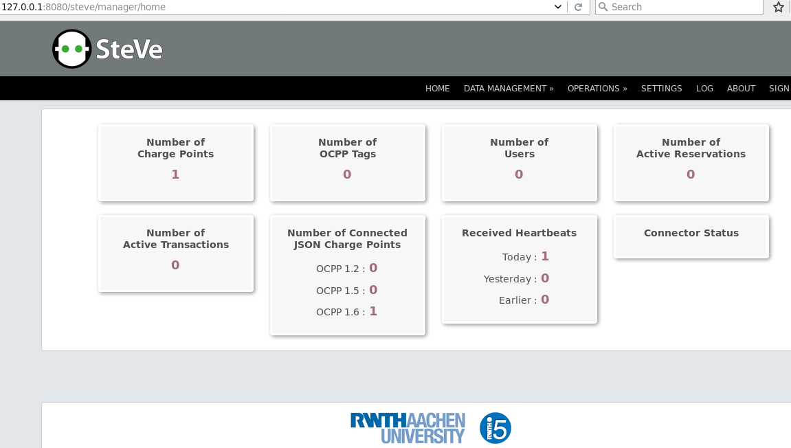 EV Charging Station Administration using OCPP 1.6 with SteVe – V2G EVSE Limited